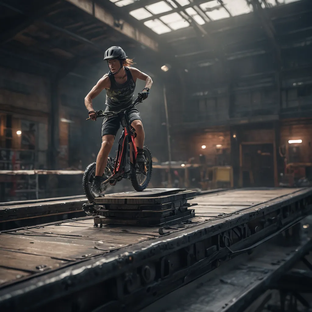 Dynamics of Stacked Platforms in Extreme Sports