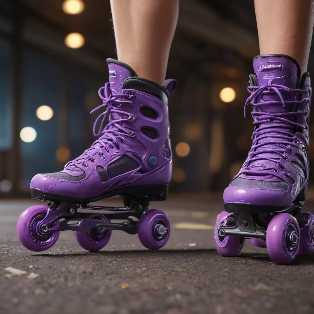The Impact of Purple Rollerblades on Extreme Sports Culture