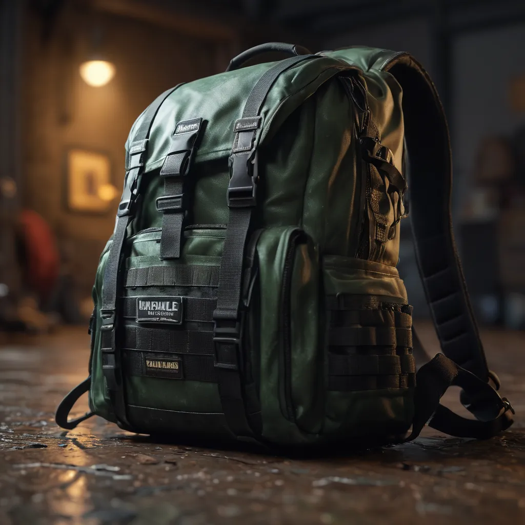 Exploring Black and Green Backpacks for Extreme Sports