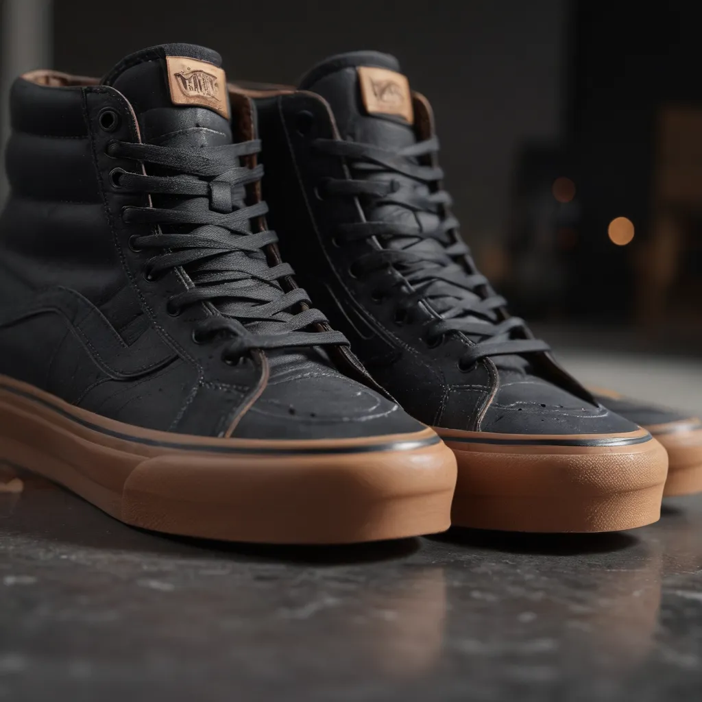 The Allure of Vans High Tops: Black Gum Variants